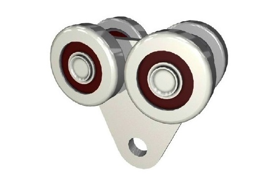 Тележка RC55 с отверстием закругленная - Сарт